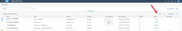 SAP How to create custom CDS view
